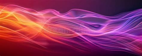 A Colorful Gradient Wave Background With Smooth Flowing Lines Transitioning From Rich Purple To