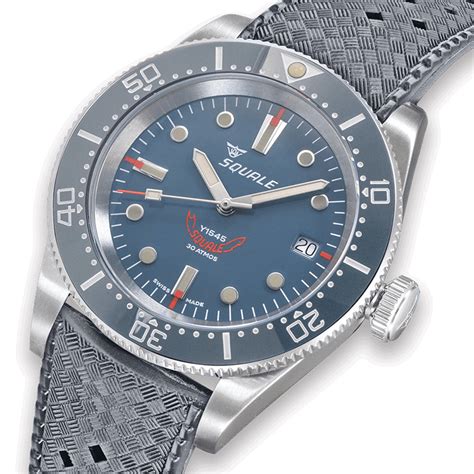 1545 Steel 40mm Grey On Rubber Strap Teddy Baldassarre