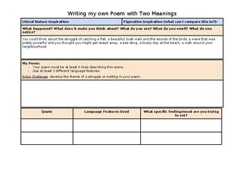 Introducing Extended Metaphor Poetry By Whaea Jess Online Classroom
