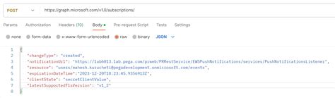 unable to create a subscription using subscriptions endpoint