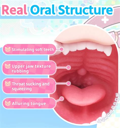 Realistic Mouth Masturbator For Men Deep Throat Oral Sex Cup