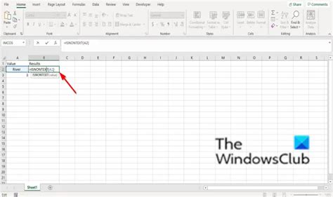 How To Use ISNONTEXT Function In Excel