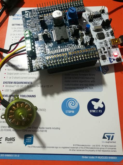 【stm32电机培训】 nucleo f302r8 and x nucleo ihm07m1套件电机运转 电机 论坛 意法半导体stm32 stm8技术社区