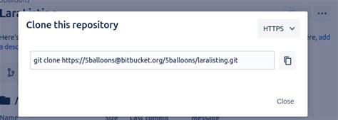 Clone And Run Laravel Project From Bitbucket 5 Balloons