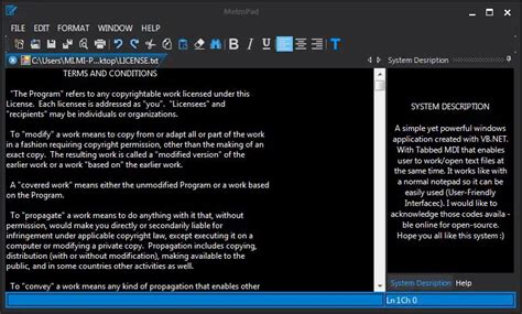 Metropad V1 Metro Styled Notepad Using Vbnet Sourcecodester