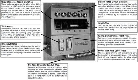 Reliance Controls Transfer Switch Installation And Operating InstructionPart I