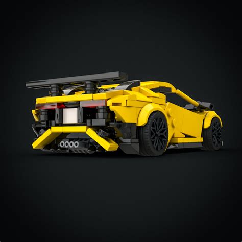 Inspired By Lamborghini Aventador Sv Custom Lego Set Bricks Blocks