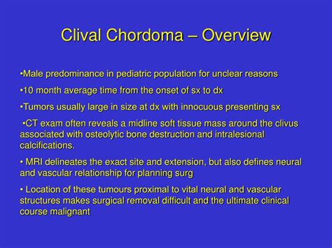 Ppt Clival Chordoma Case In Pediatric Patient Powerpoint Presentation