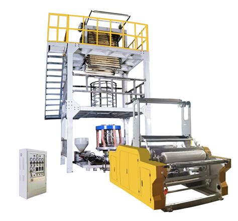 Double Die Head Film Blowing Machine Aba Blow Film Machine Extruder Polyethylene Ldpe Film