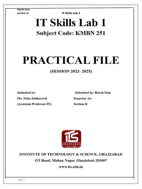 Harsh Som It Final Practical File Pdf Computing Text