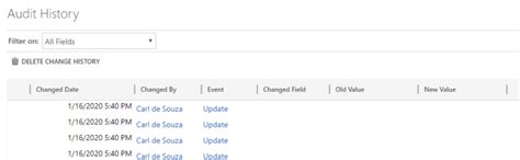 Auditing In Dynamics And Power Apps Carl De Souza