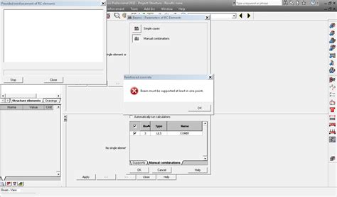 Solved Rc Beam Design Defining Supports Coupled Beam Problem