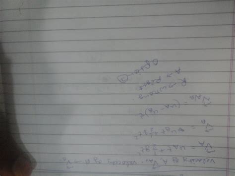 1 a the path followed by one projectile as observed by another