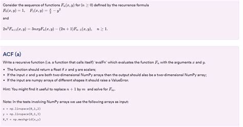 solved consider the sequence of functions fn x y for n≥0