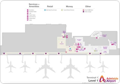 Adelaide International Airport Terminal Map 2025 2024 All Maps