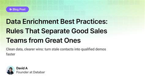 Databar Blog What Is Data Enrichment