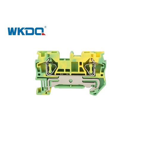 China Jst 4 Pe Spring Terminal Block Connector Green Color 800v 41a 4mm Cross Section Suppliers