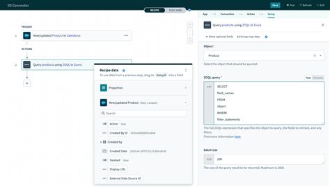 Workato Connectors Zuora Query Record Actions Workato Docs