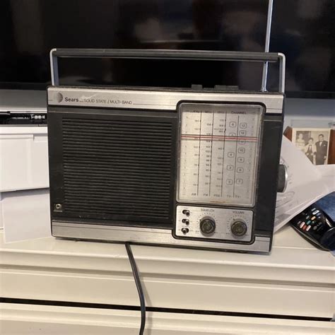 Vintage Sears Solid State Multi Band Model 800 24270 800 Radio Am Fm Tv1 Tv2 P £4 69 Picclick Uk