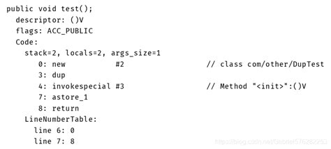 Java虚拟机指令dup的理解dup指令后栈顶由2个相同数据 Csdn博客