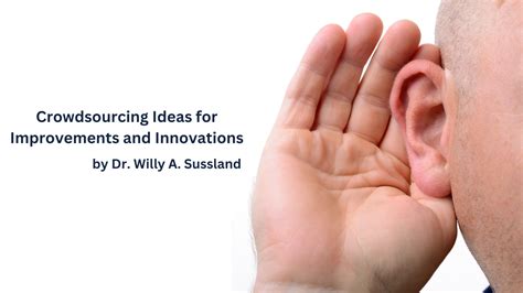 Crowdsourcing Ideas For Improvements And Innovations