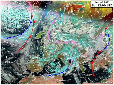 Tiefdrucklage MeteoSchweiz
