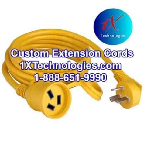 Extension Cord Price Cost Power Amps Rating Custom Types Lengths