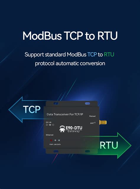 LoRa Ebyte E DTU SL ETH V Gateway Ethernet Mqtt Clickelectronica