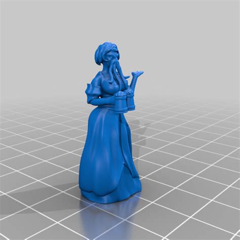 🍺 Illithicc Barmaid・free 3d File For ・cults