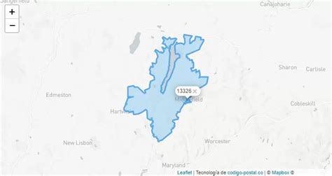 Cooperstown New York Zip Code United States