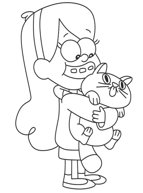 Gravity Falls Coloring Pages Coloringlib