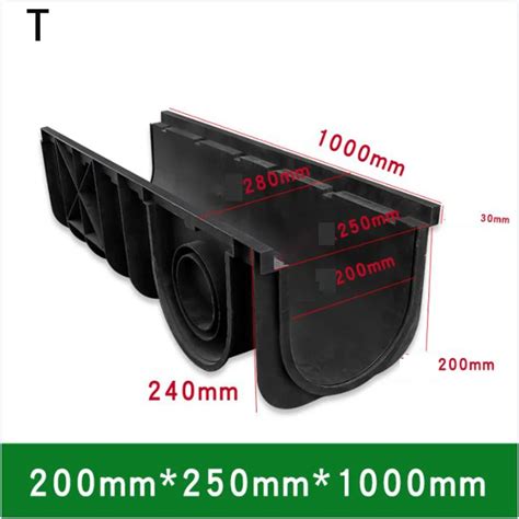 폴리머 트렌치 배수 도랑 커버 플라스틱 거터 그릴쇠살대 Aliexpress
