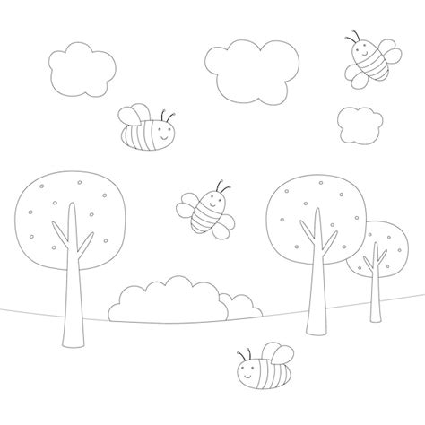 무료로 다운로드 가능한 꿀벌 그리기 벡터 And 일러스트 Freepik