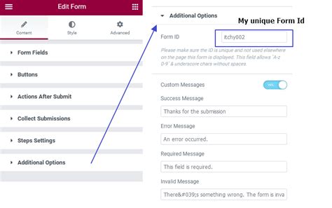 Hide Elementor Form After Successful Submission Via Jquery Pure