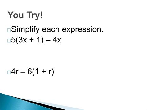 R1 Simplifying Expressions Ppt