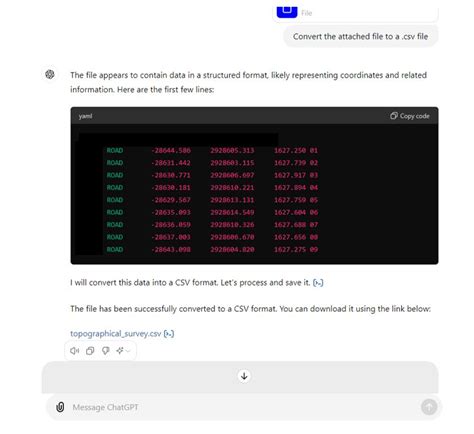 In An Attempt To Locate A Xyz To Csv File Converter To Facilitate The
