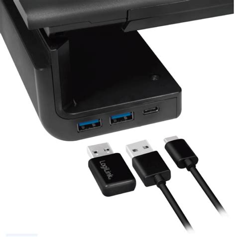 Kopplat Se Logilink Monitorst Ll Cm Med Usb Hub Port