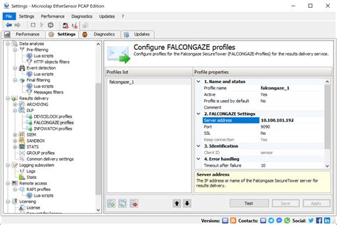 Delivery Of Results To Systems Consumers Dlp Profiles Falcongaze Profiles