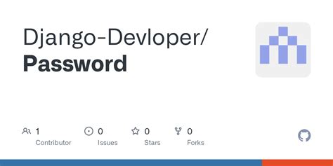 Github Django Devloperpassword