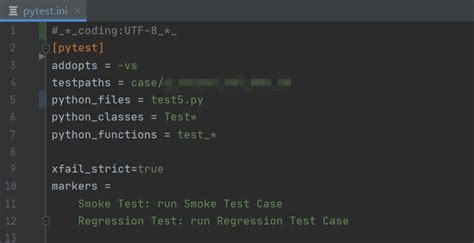 pytest ini配置文件中文报错解决方法 习久性成 博客园