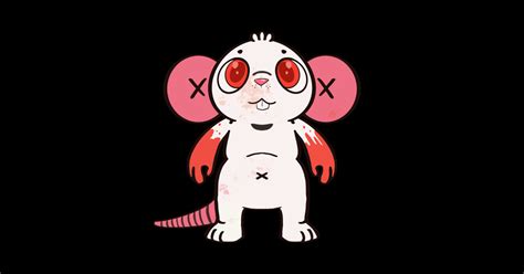 Lab Ratz Cartoon Mouse Sticker TeePublic