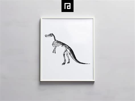 Prehistoric Dinosaur Skeletons Svg Png Bundle Hand Drawn Fossil Skeleton Geology Science