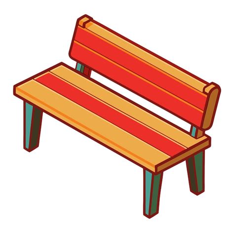 Dining Bench Clip Art And Vector Design With A White Background