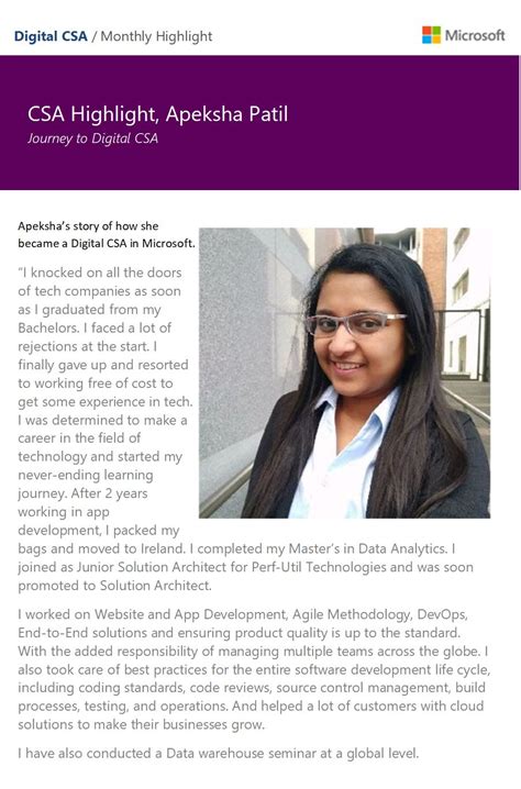 Apeksha Patil Posted On Linkedin