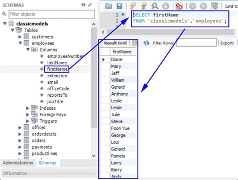 MySQL SELECT와 FROM으로 행 데이터 불러오기 dasima