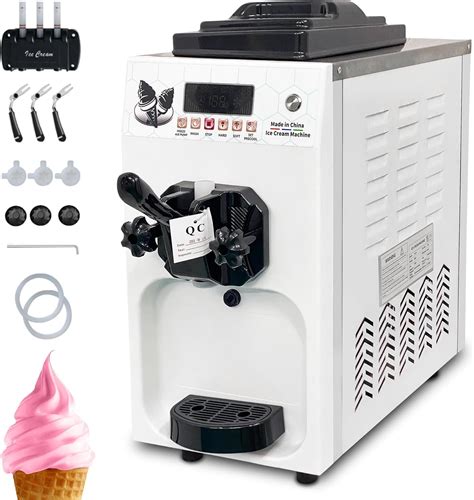 Vaseni Countertop Soft Serve Ice Cream Maker Commercial