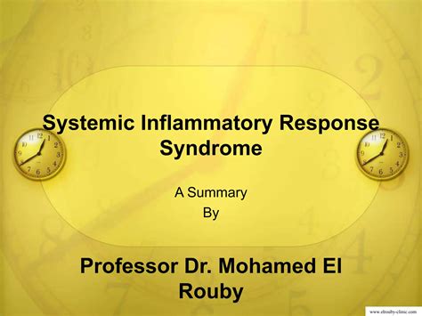 Systemic Inflammatory Response Syndrome Ppt Lung And Respiratory