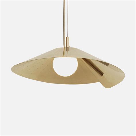 The Expert Compas Brass Pendant Satin Brass Small Brass Accents