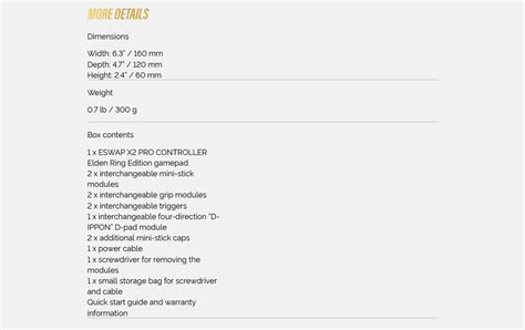 Thrustmaster Eswap X2 Elden Ring Wired Controller 4460283 Mwave