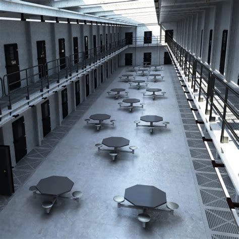 Interior Jail 3d Model